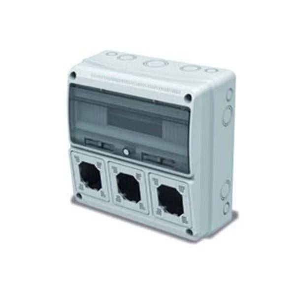 Caja 320x320x150 16 Elementos Para 3 Mecanismos Enlazables IP65 | Leroy ...