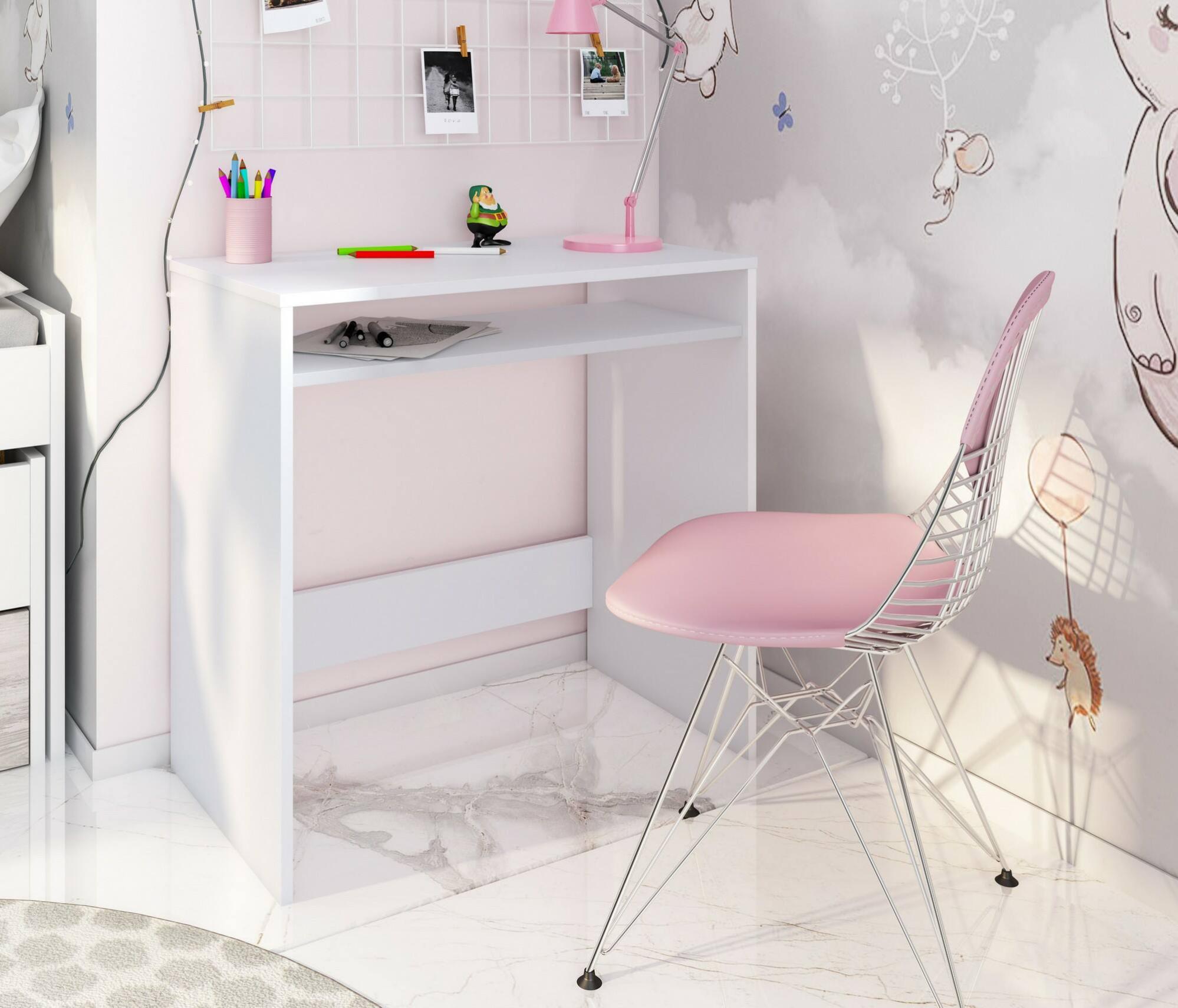 Scrivania Portland, Scrittoio lineare con ripiano fisso, Tavolo da ...