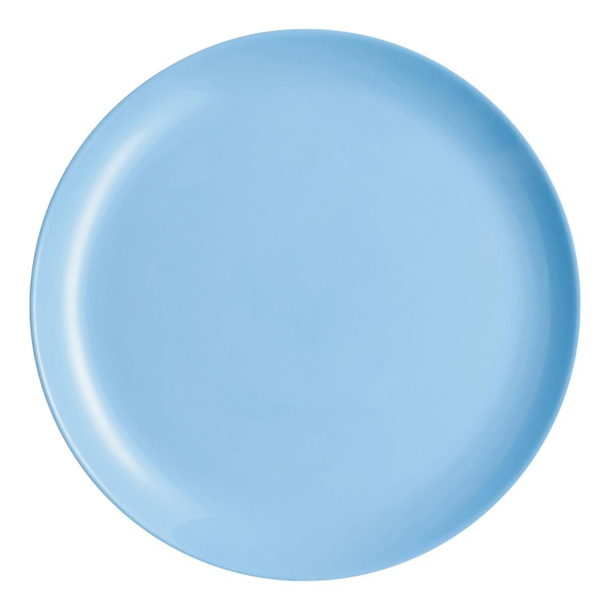 Plato Llano Opal Diwali Azul 25cm | Leroy Merlin