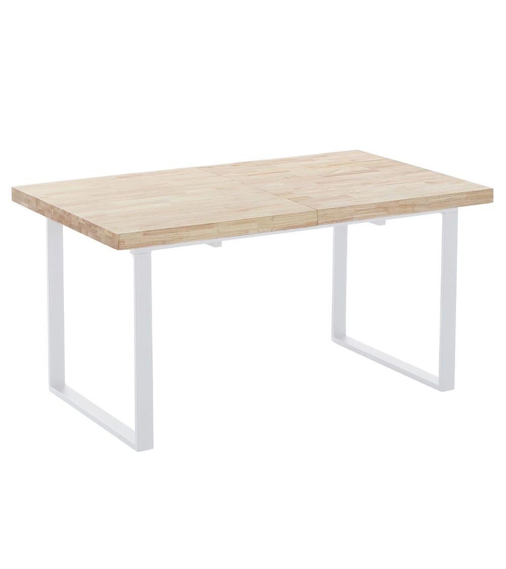 Mesa extensible tipo libro DAREK de 140-180 cm, estilo industrial ...