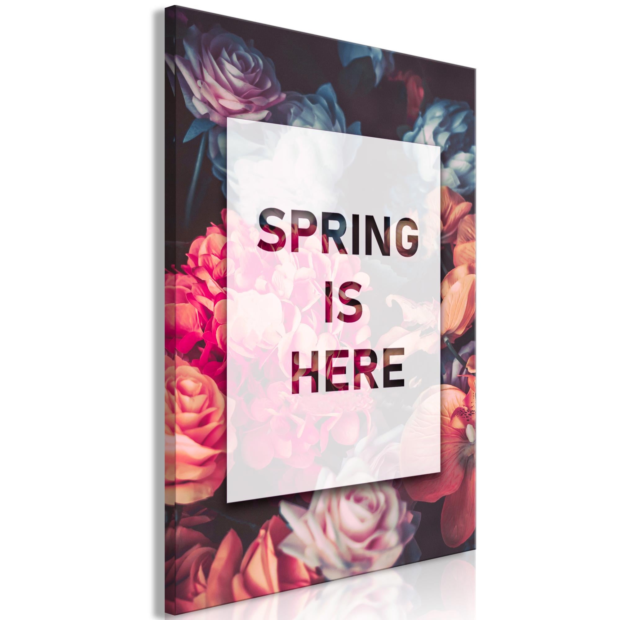 Tableau - Spring Is Here (1 Part) Vertical [20x30] | Leroy Merlin