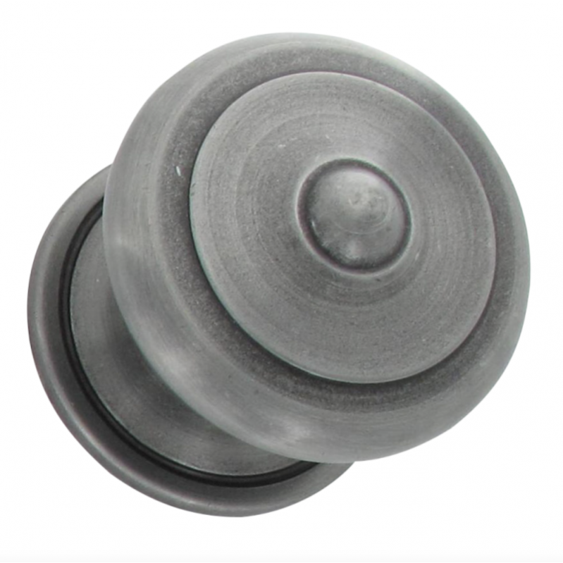 Pomello per porta d'ingresso rustico colore: argento antico | Leroy Merlin