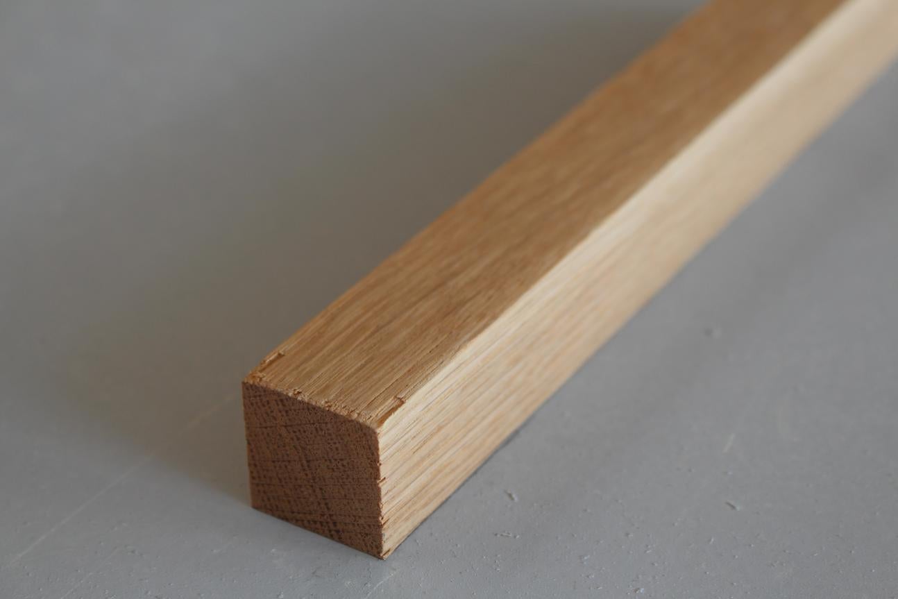Tasseau chêne massif raboté- 27 x 27 mm - L. 2.40 m | Leroy Merlin