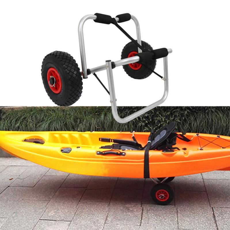 Chariot de Transport pliant Alu jusqu‘à 80 kg pour bateaux canoë ou ...