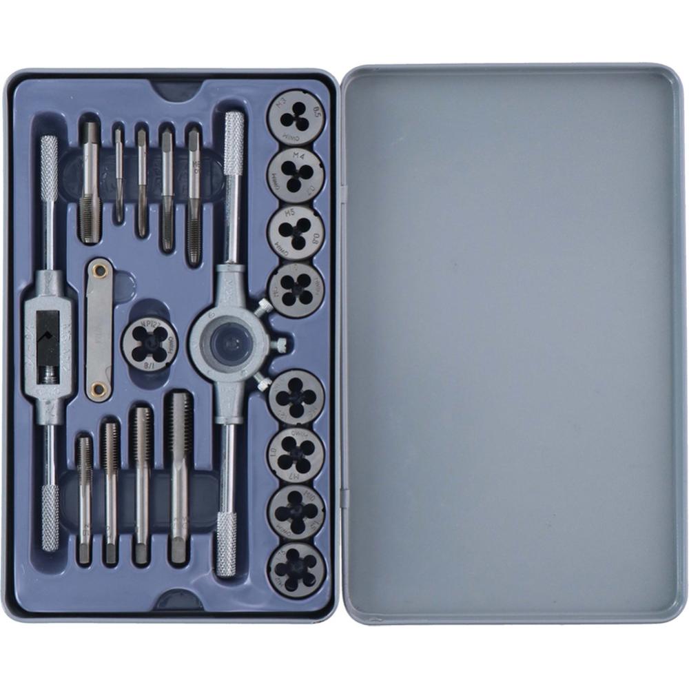 Kit Filettatura da 21 Pezzi in Acciaio con Scatola Porta Attrezzi ...