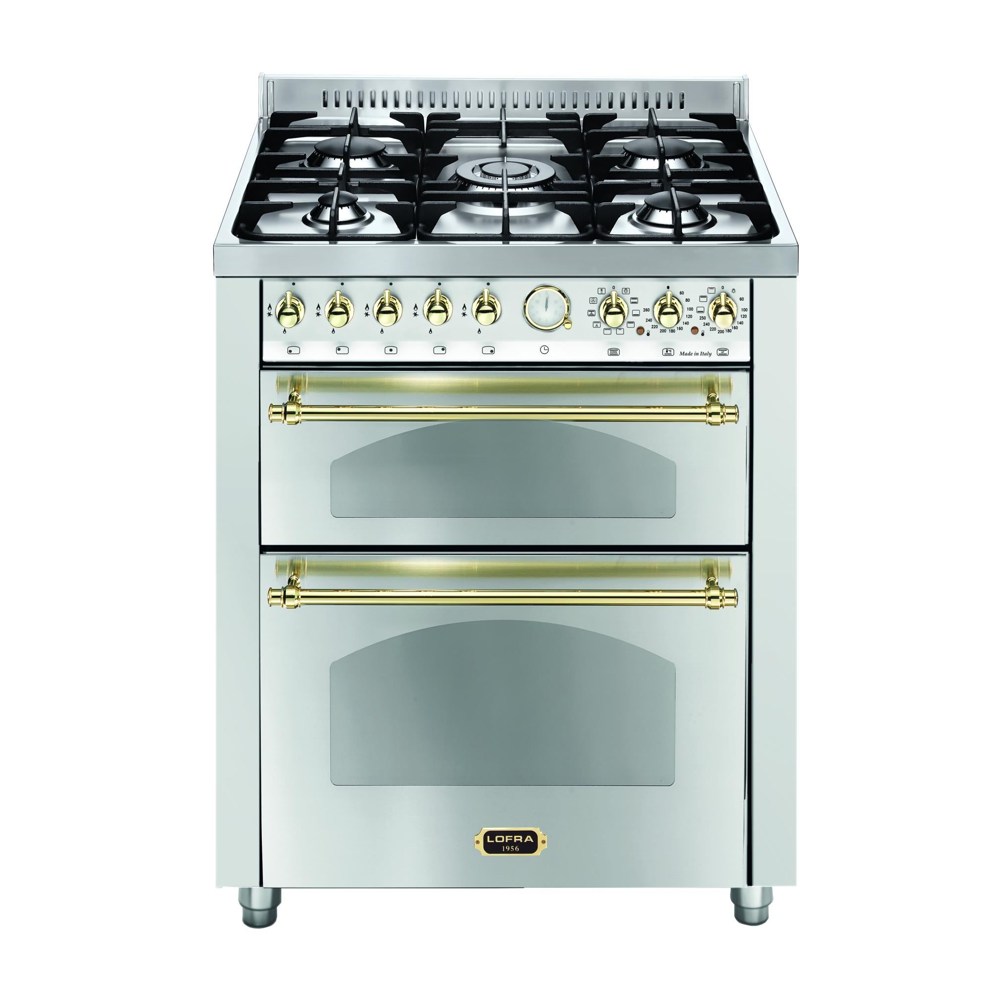 Lofra Cucina a Gas RSUD76MFTE/Ci Serie Dolcevita Acciaio 70 CM | Leroy ...