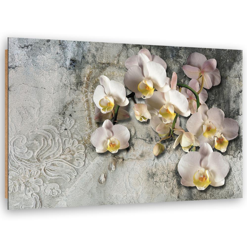 Quadro deco panel, Fiori di orchidee soleggiate - 60x40 | Leroy Merlin