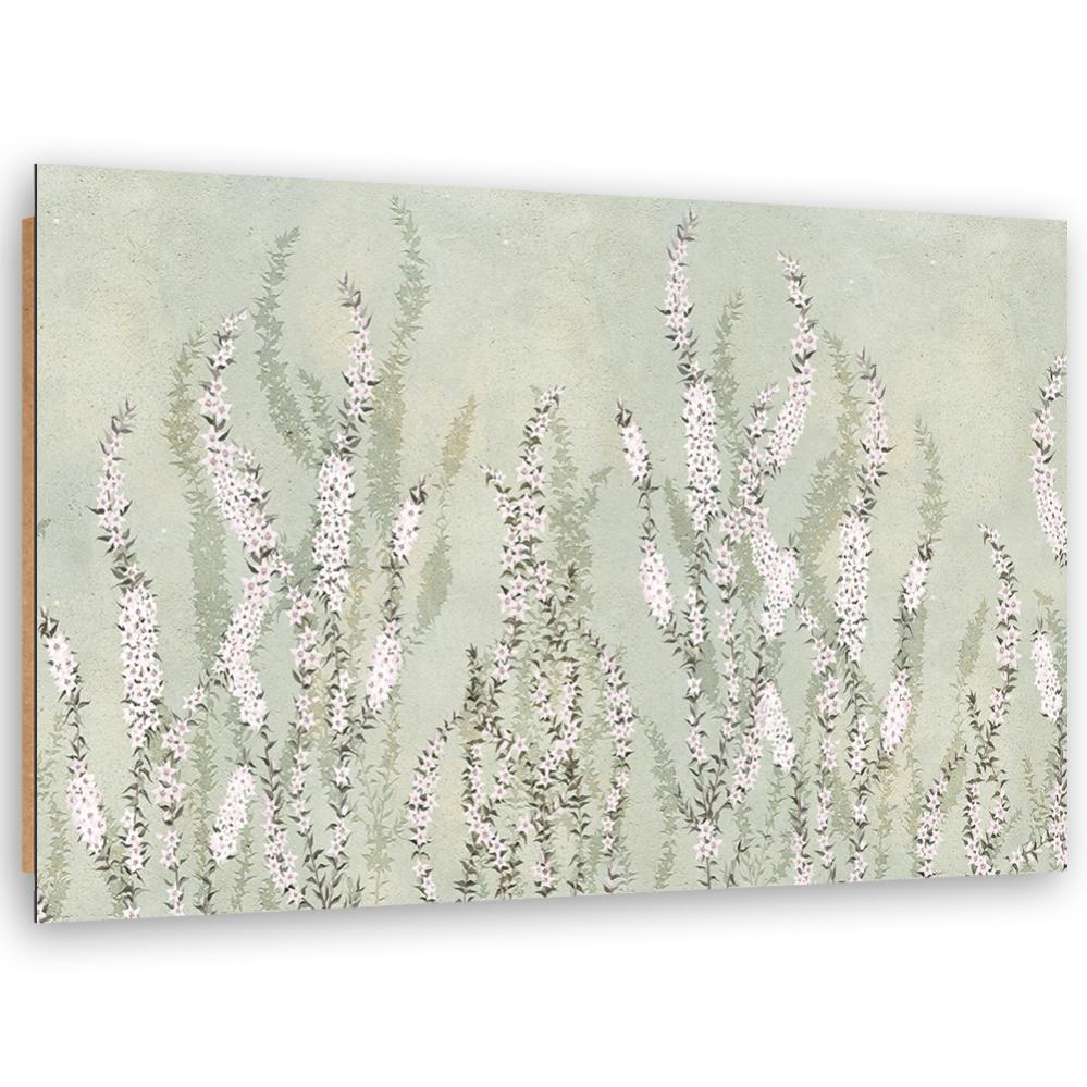 Quadro deco panel, Piccoli fiori sullo sfondo del muro - 90x60 | Leroy ...