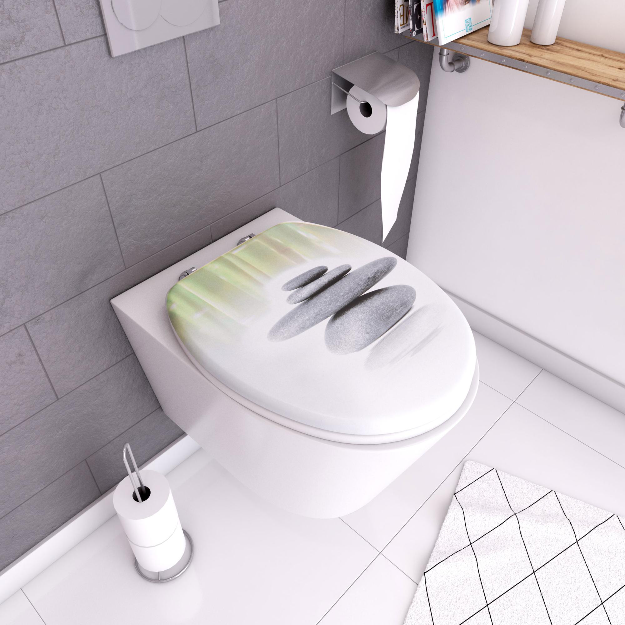 Flapping per WC Multi Color Decoration su 3 facce-in MDF + cerniere in ...