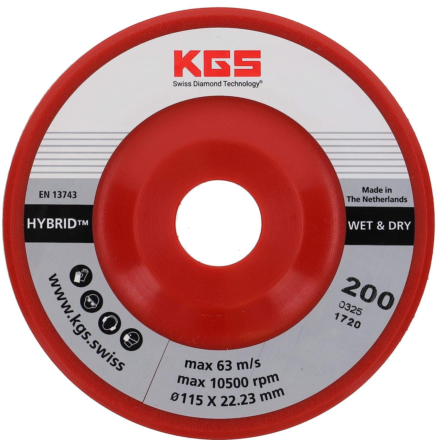 KGS Diamond - Laminilla diamantada Hybrid D.115 Eje-22 Gr.200 | Leroy ...