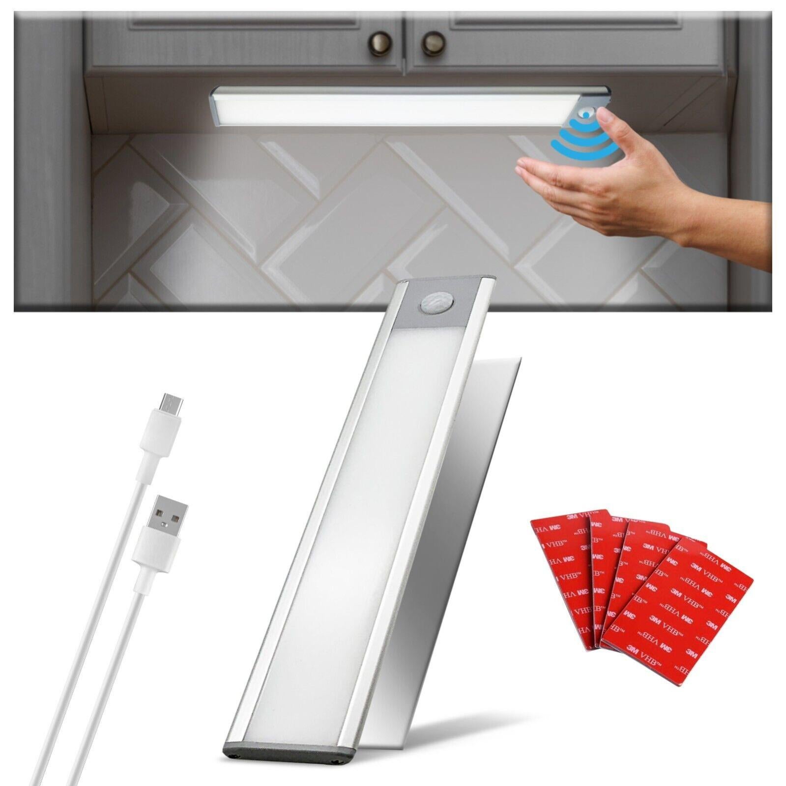 Sottopensile LED per cucina mose luce bianco naturale 32 cm larghezza ...