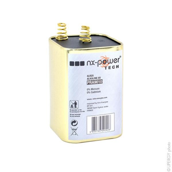 NX - Pile alcaline 4LR20R Nx-Power Tech Métal 6V 12Ah | Leroy Merlin