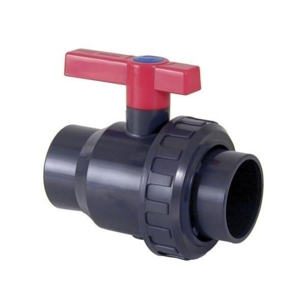 Robinet à tournant sphérique Uniblock PVC PE-EPDM collé D. 32 mm ...
