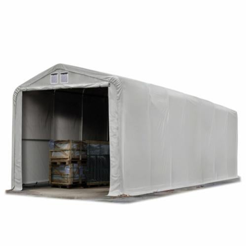 4x24m tendostruttura altezza 3,35m, PVC 850, grigio, con statica ...