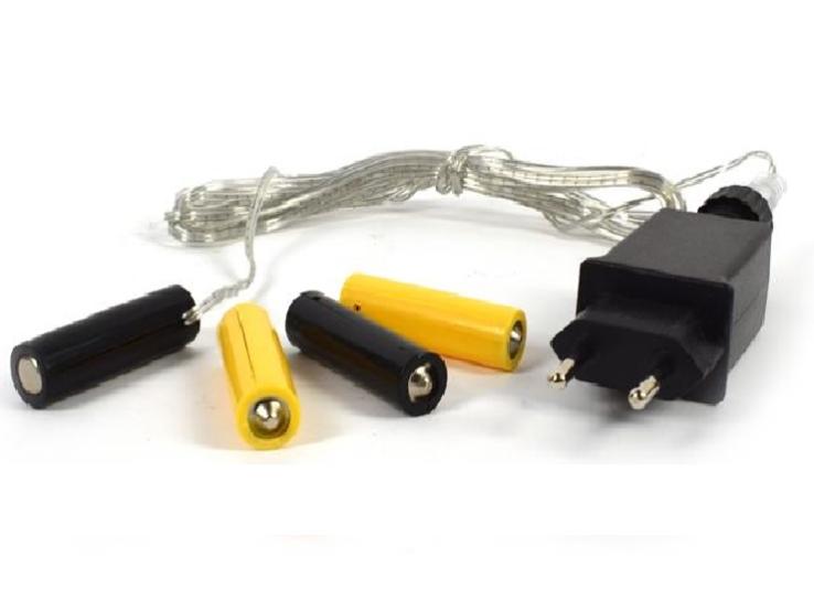 Trasformatore alimentatore elimina batterie stilo doppia AA per casa ...