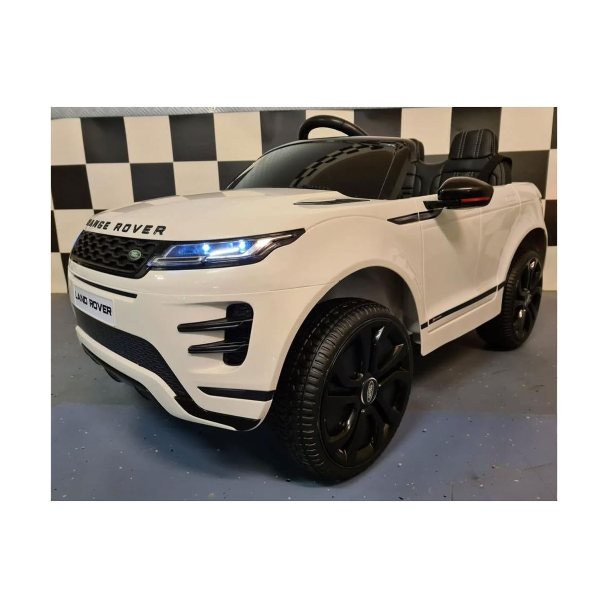 Macchina Elettrica per Bambini Range Rover Evoque a Batteria Bianca ...