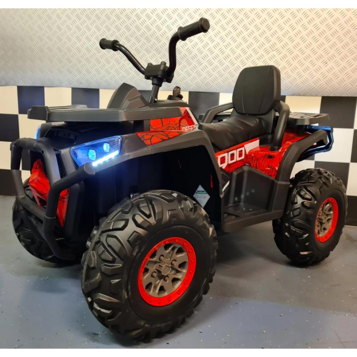 Quad Elettrico Rosso con Batteria 12 V a 4 Ruote Macchina per Bambino ...