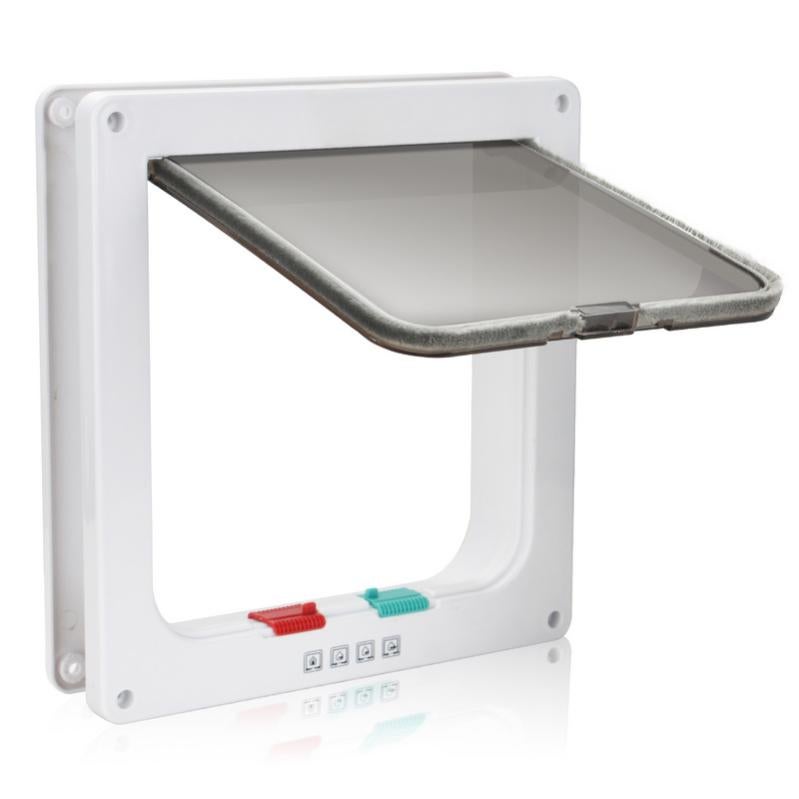 Pet Flap Dog Flap 2 misure a 4 vie con tunnel 19,2x20cm | Leroy Merlin