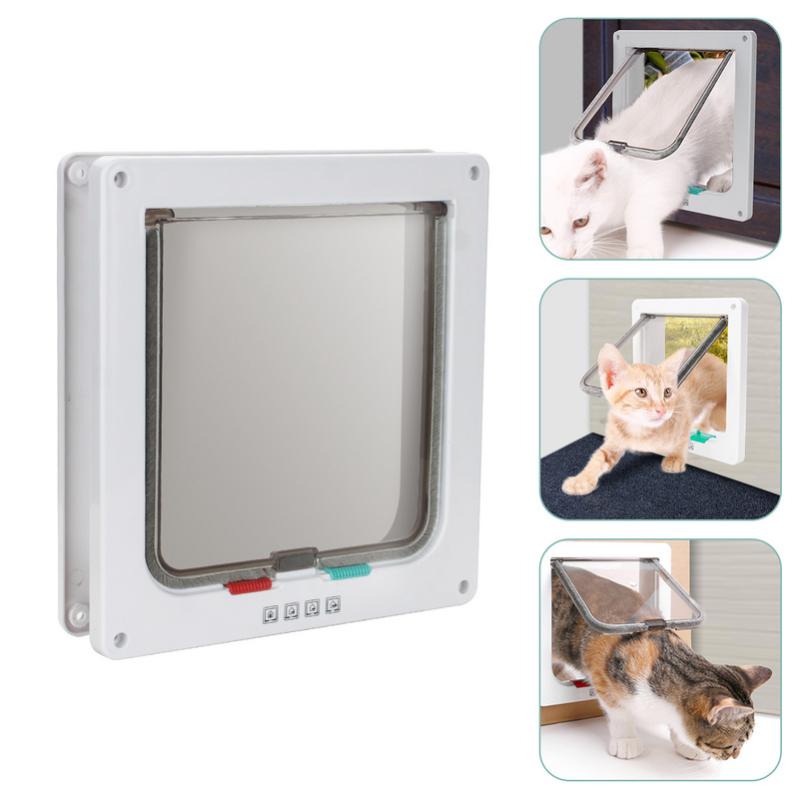 Pet Flap Dog Flap 2 misure a 4 vie con tunnel 19,2x20cm | Leroy Merlin