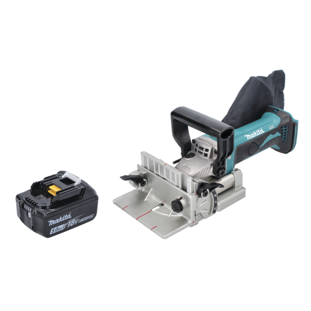 Makita DPJ 180 T1 Machine à rainurer sans fil 18 V 100 mm + 1x Batterie ...