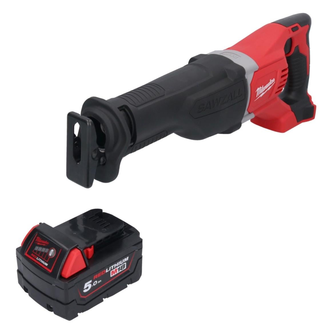 Milwaukee M18 BSX-501 Scie sabre sans fil 18V + 1x Batterie 5,0 Ah ...