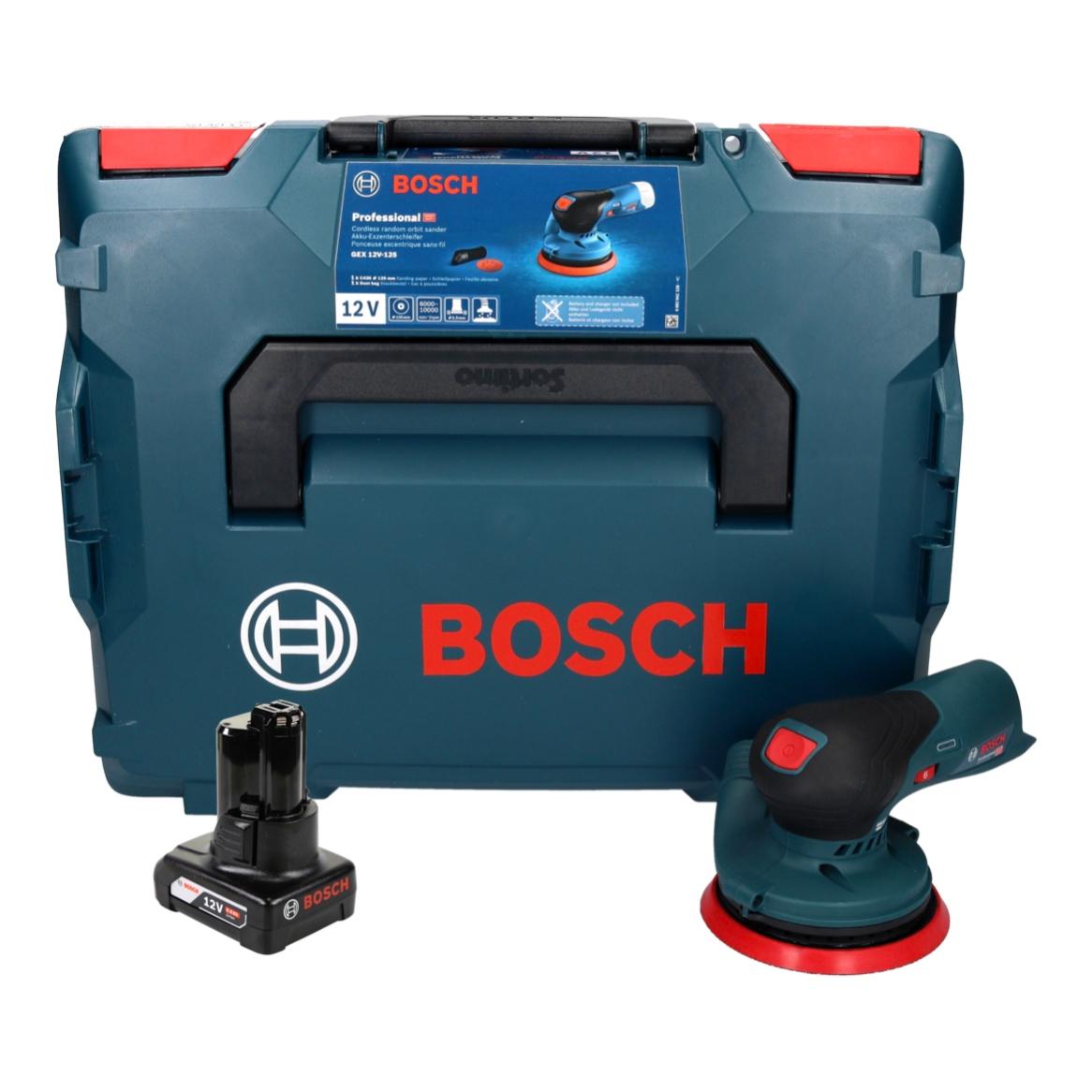 Bosch GEX 12V-125 Professional Ponceuse excentrique sans fil 12 V 125 ...