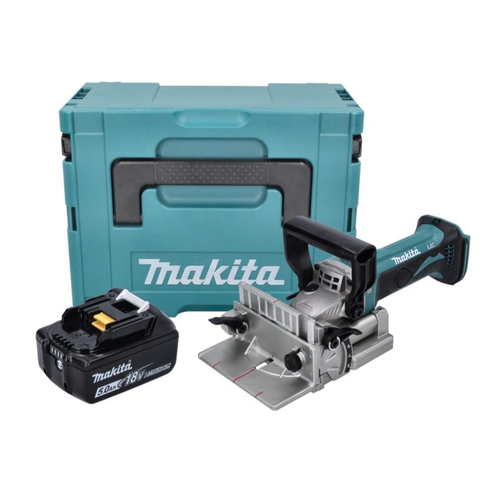 Makita DPJ 180 T1J Machine à rainurer sans fil 18 V 100 mm + 1x ...