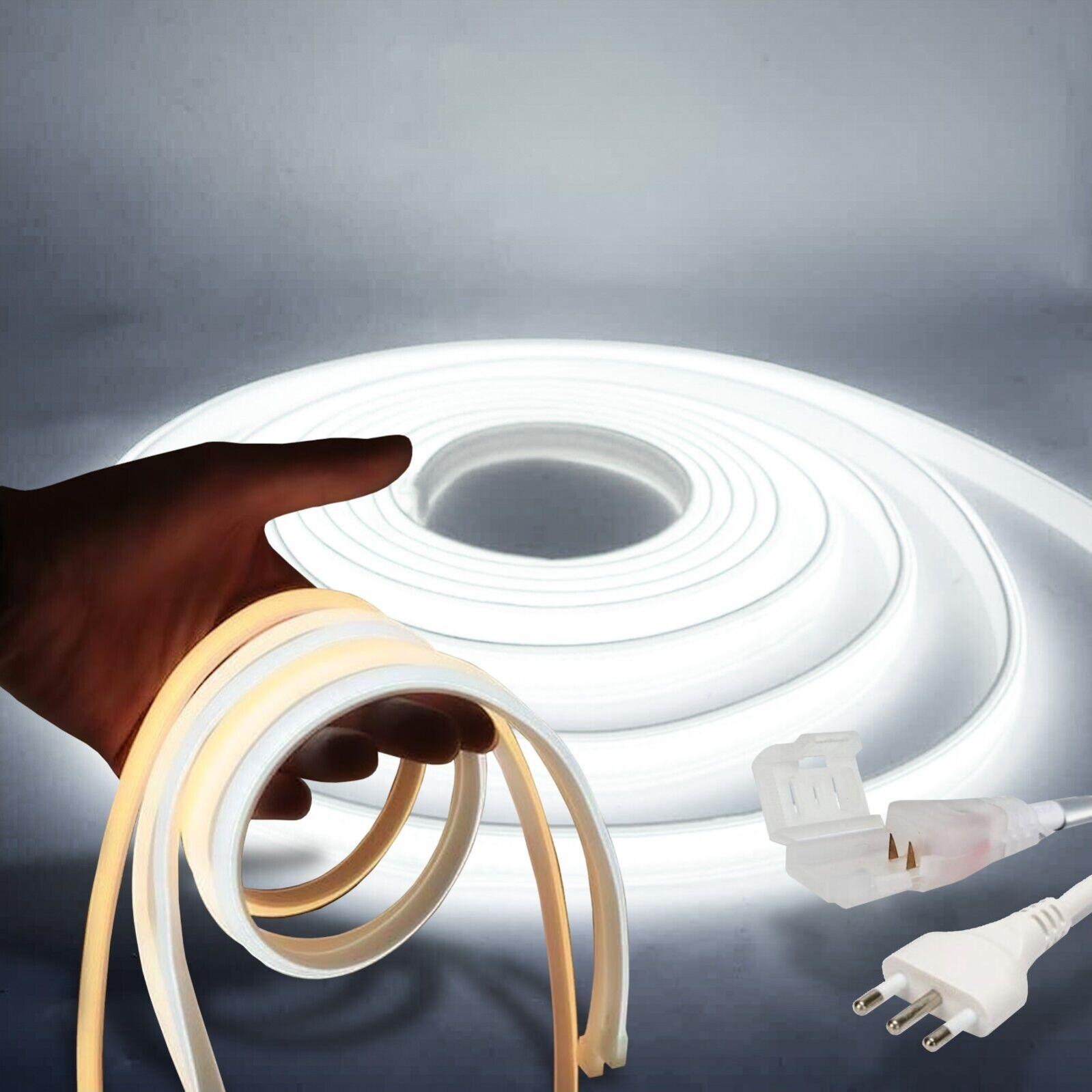 Striscia Led Cob 220V Alta Luminosità 288 Luci al Metro Ip65 ...