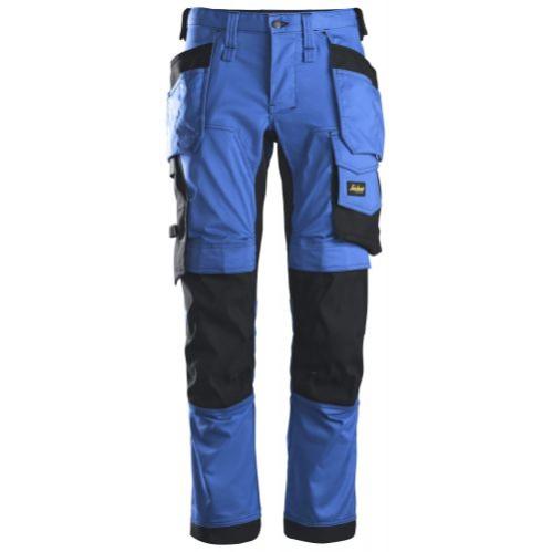 Pantalones largos de trabajo AllroundWork Slim Fit 6241 Azul verdadero ...