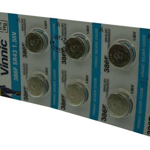 Pack de 10 piles Vinnic pour RENATA 301 | Leroy Merlin