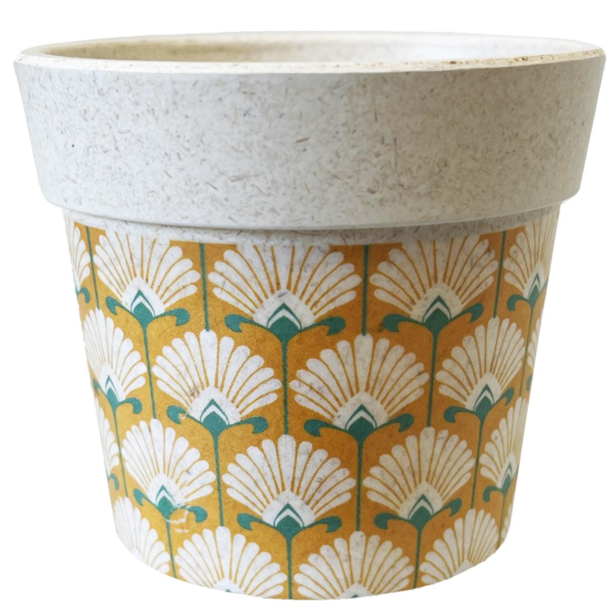 Mini cache Pot Bambou fleurs 6 cm | Leroy Merlin