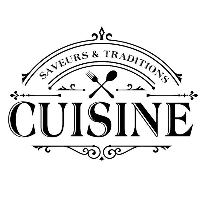 Autocollant Mural Citation - CUISINE | Leroy Merlin Autocollant Mural Citation - CUISINE | Leroy Merlin