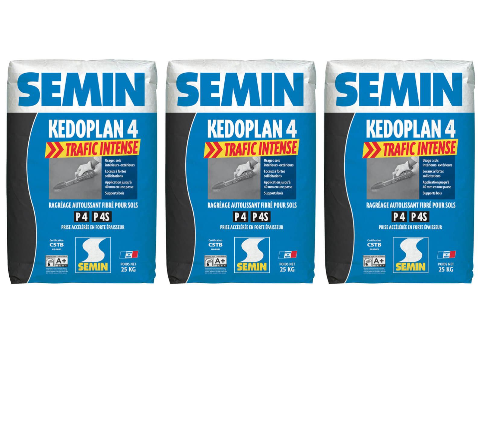 Semin - Enduit de Ragréage autolissant - Kedoplan 4 Traffic Intense ...