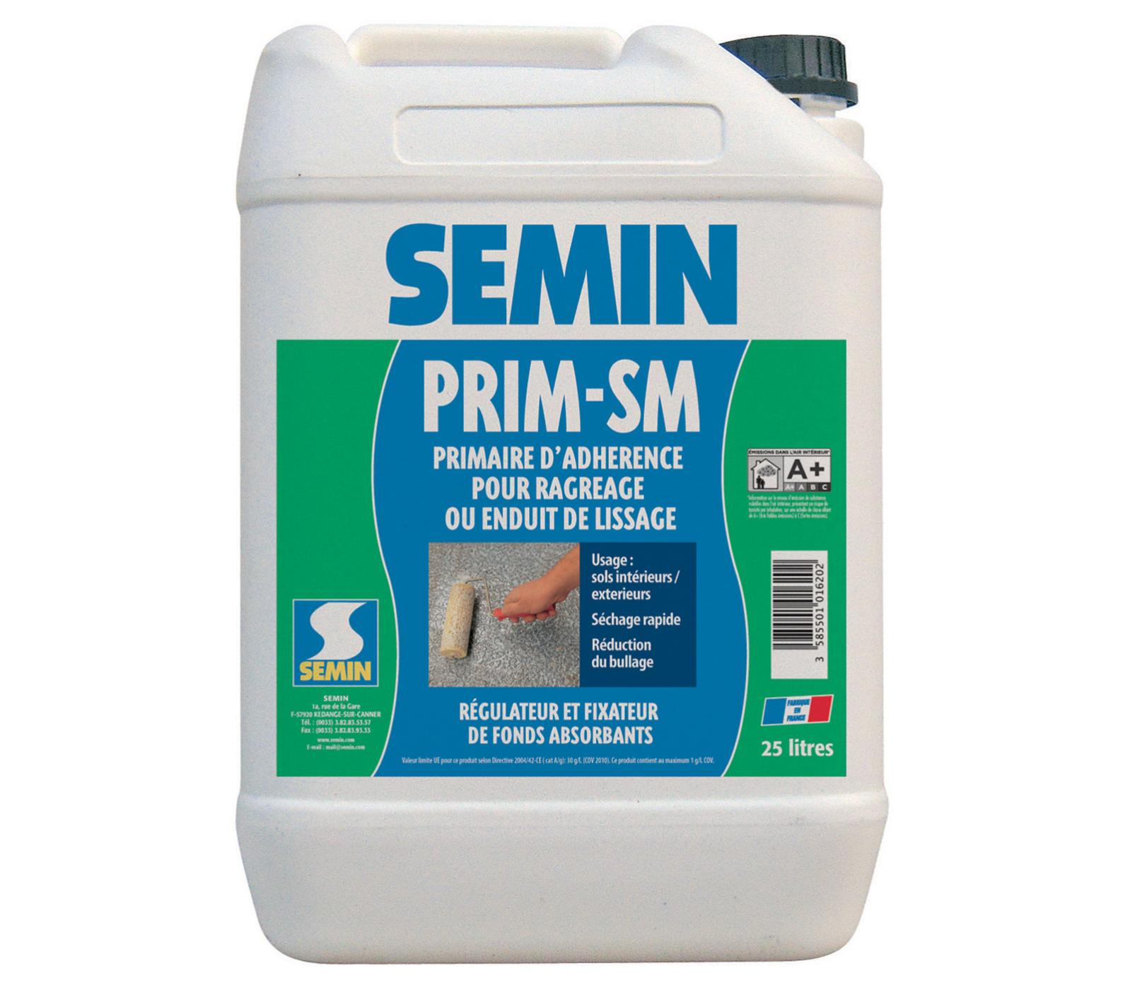 Semin Primaire d'Adhérence pour Enduit de Lissage Prim SM - Intérieur ...