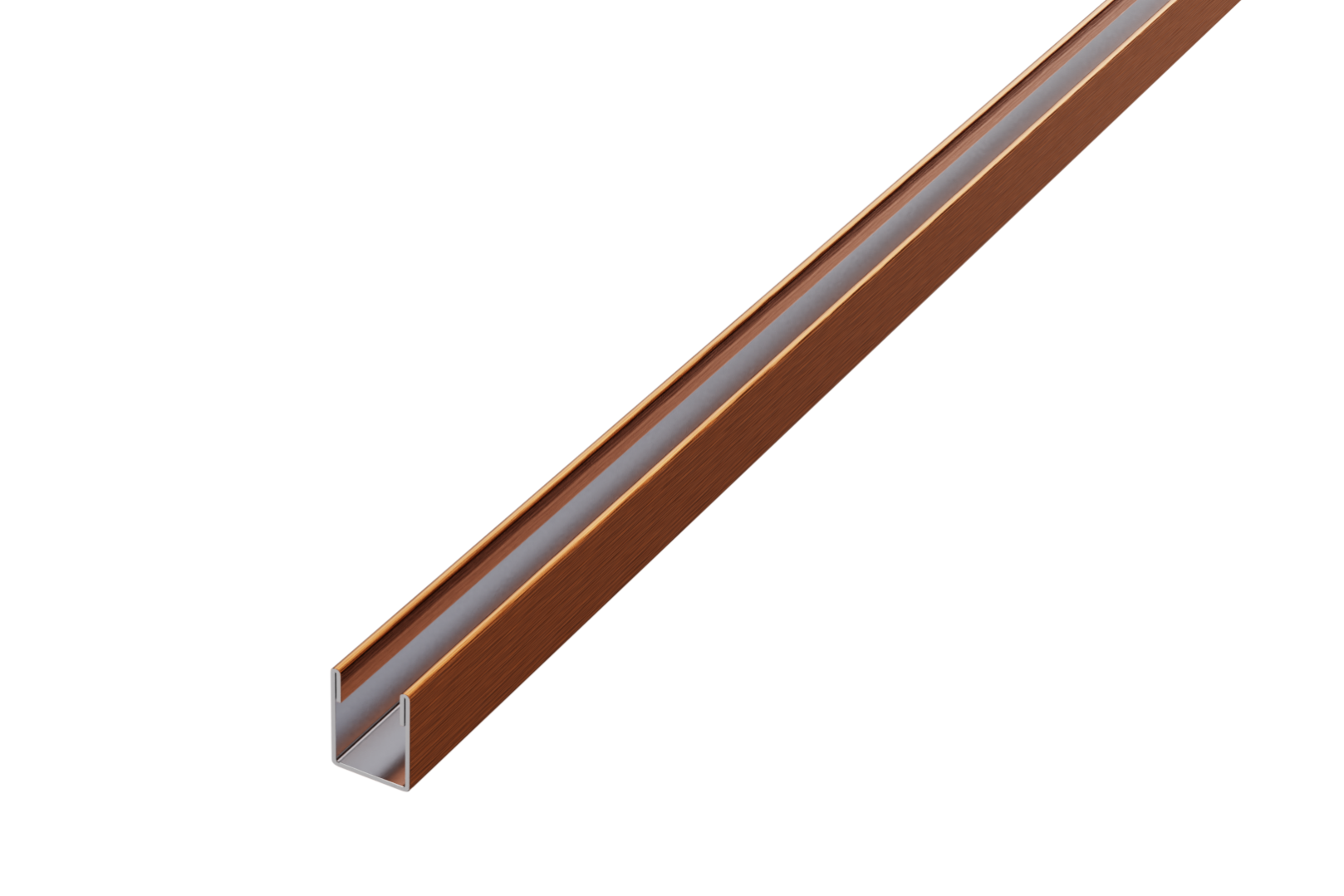 Profilé inox pour montage verre de douche 8-10mm épaisseur 11mm x ...