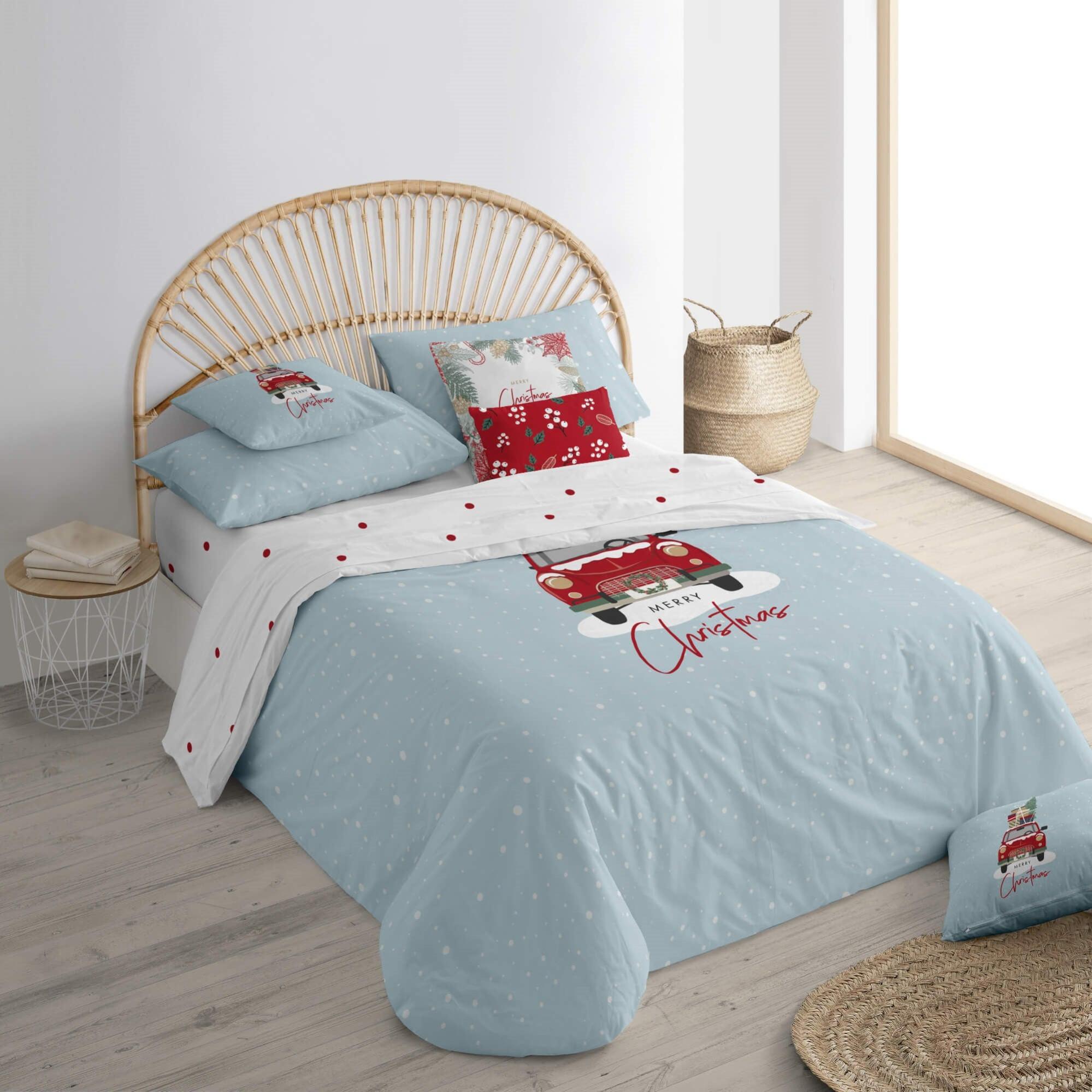 Copripiumino con bottoni 100% cotone Laponia 22 per letto di 150 ...