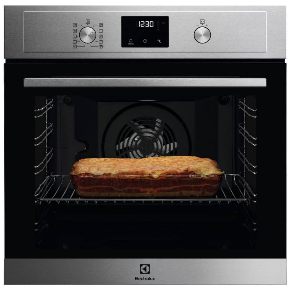 Four intégrable multifonction 72l 60cm pyrolyse inox - Electrolux ...