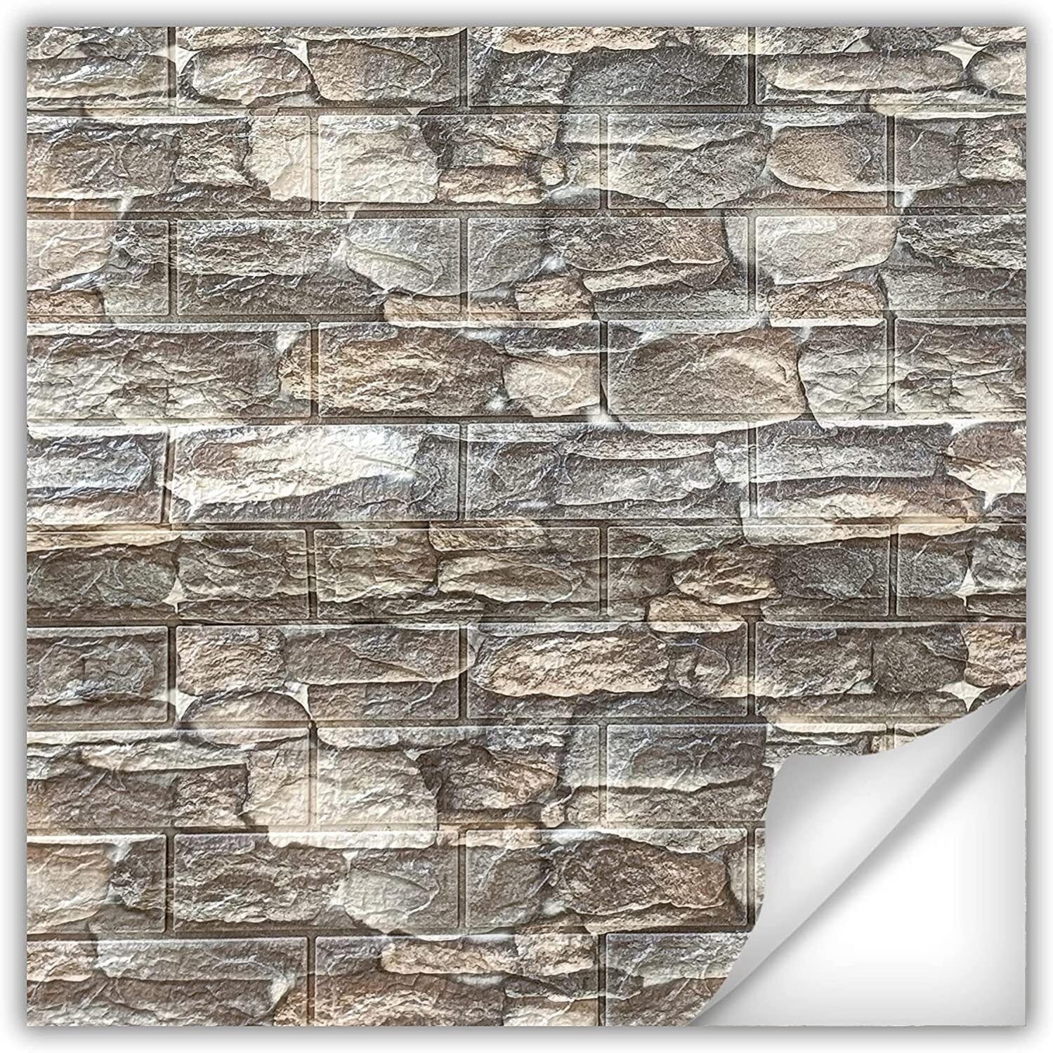 Piastrelle 3d mattonelle da cucina muro bagno stanza rivestimento impermeabile adesivo effetto ...