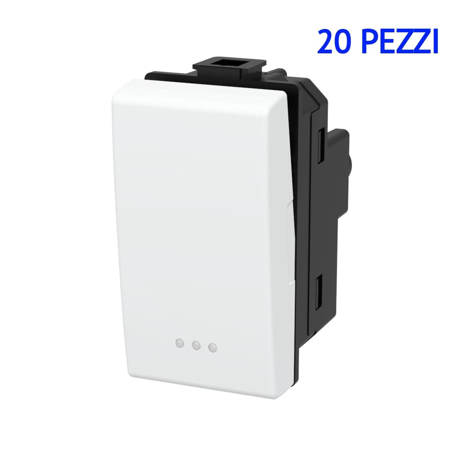 INTERRUTTORI DEVIATORE SERIE BTICINO MATIX COMPATIBILE 20 PEZZI | Leroy ...