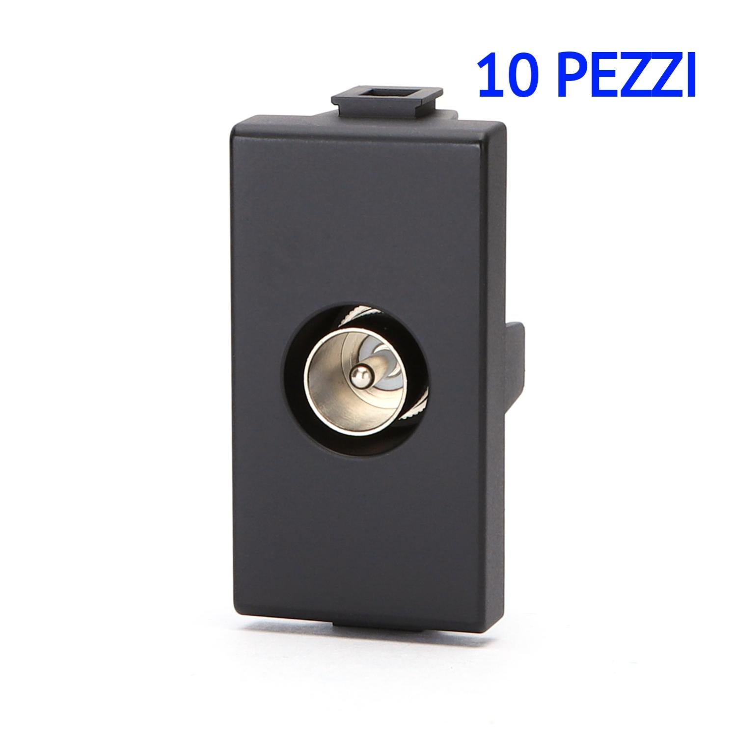 PRESA ANTENNA TV FEMMINA BTICINO MATIX COMPATIBILE 10 PRESE | Leroy Merlin
