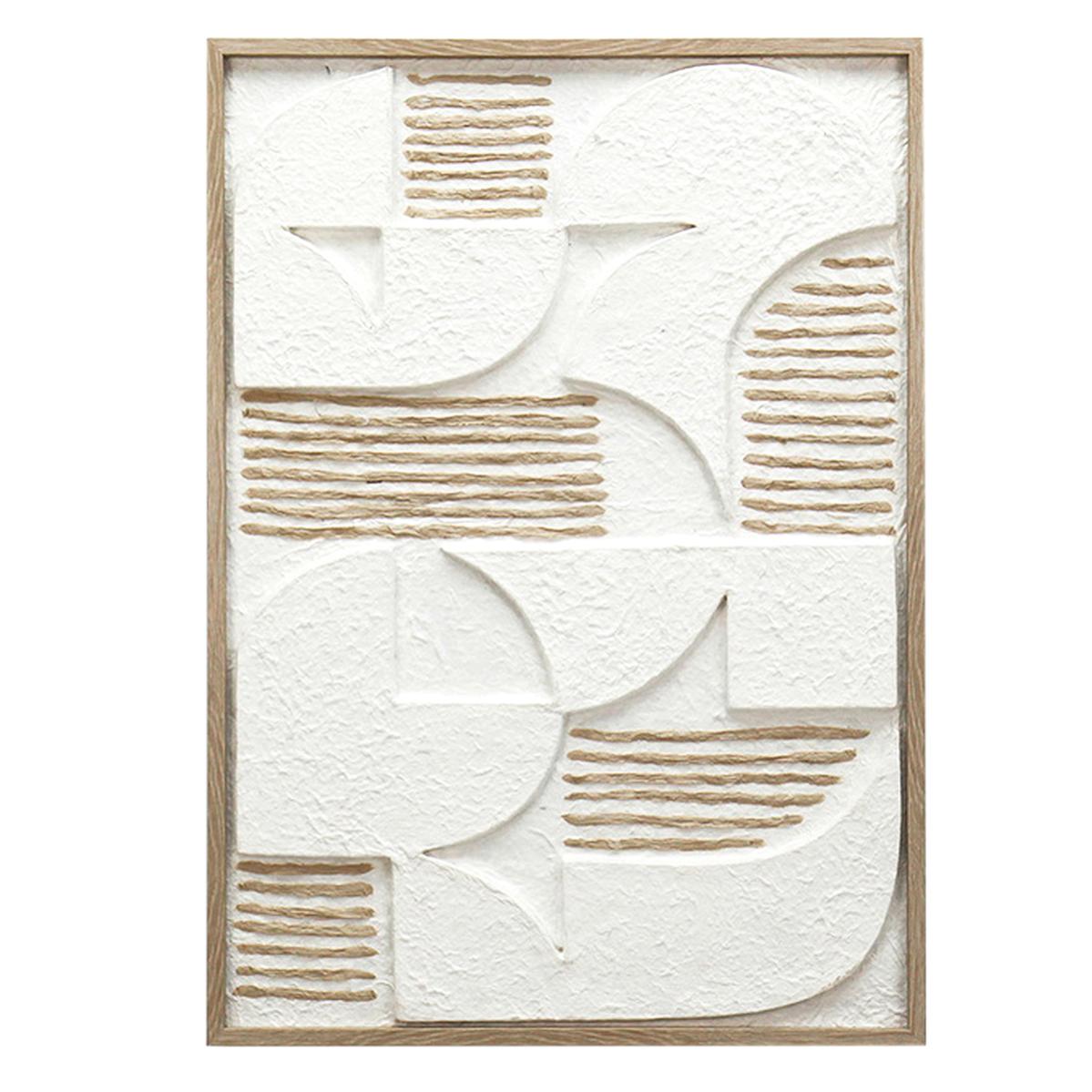 ORIGEN Home Decor Cuadro Abstracto Cuadros | Cuadro Beige Rectangular ...