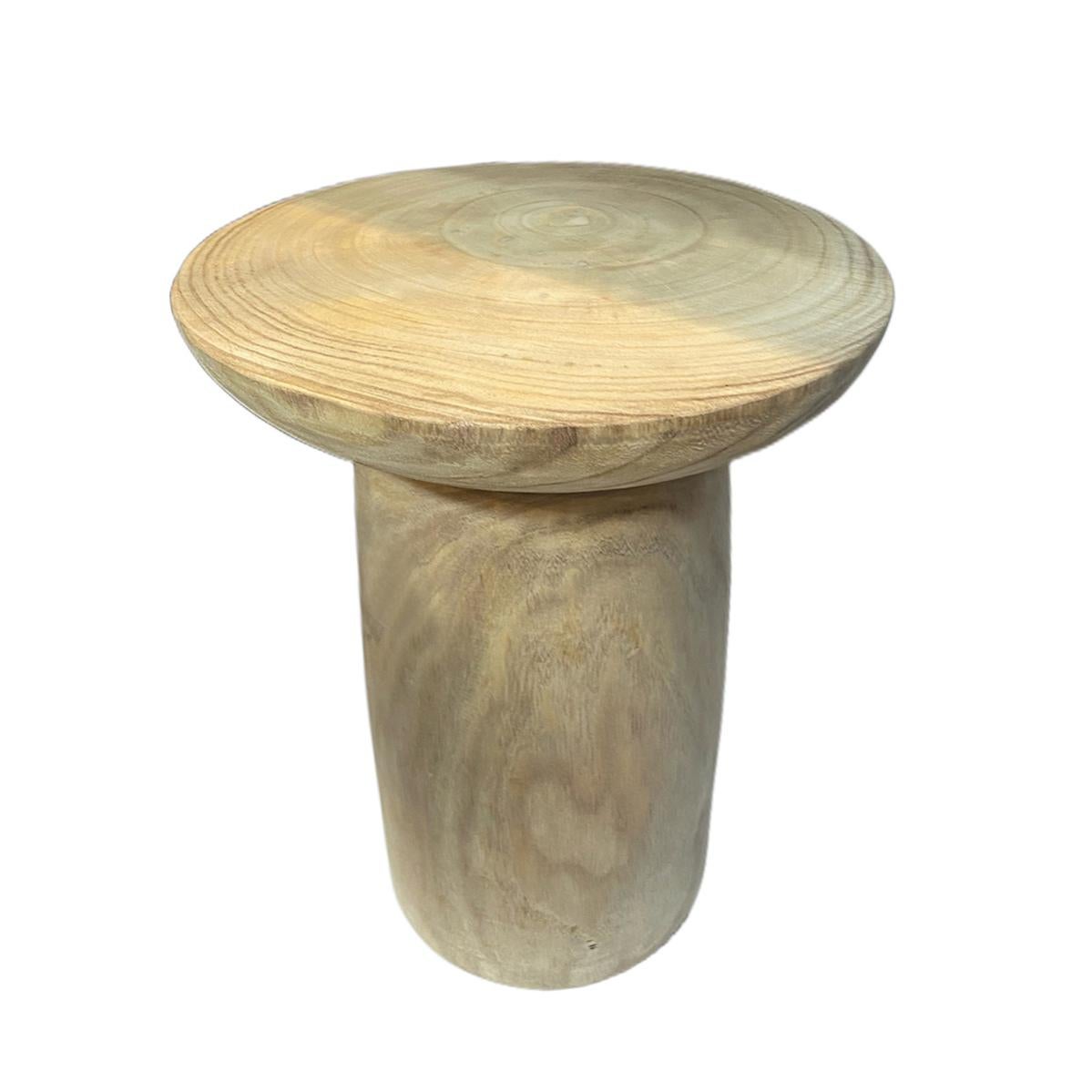 Tabouret Paulonia Signes Grimalt By Sigris Brun | Leroy Merlin