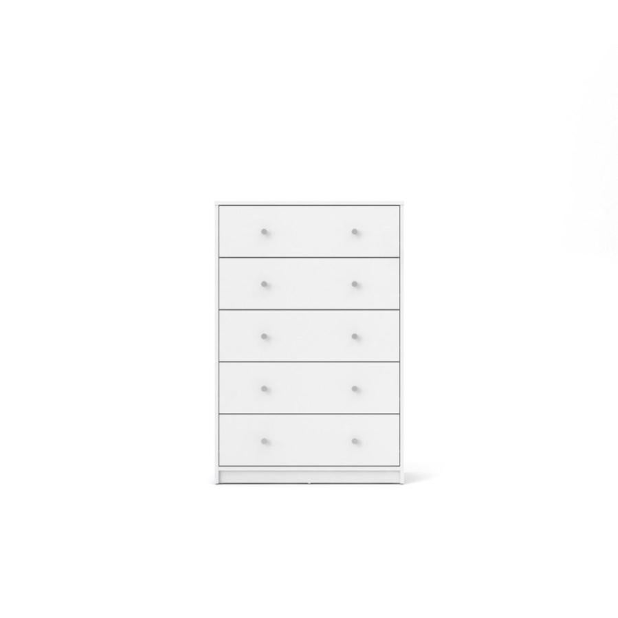 Maria Commode 5 tiroirs, blanc. | Leroy Merlin