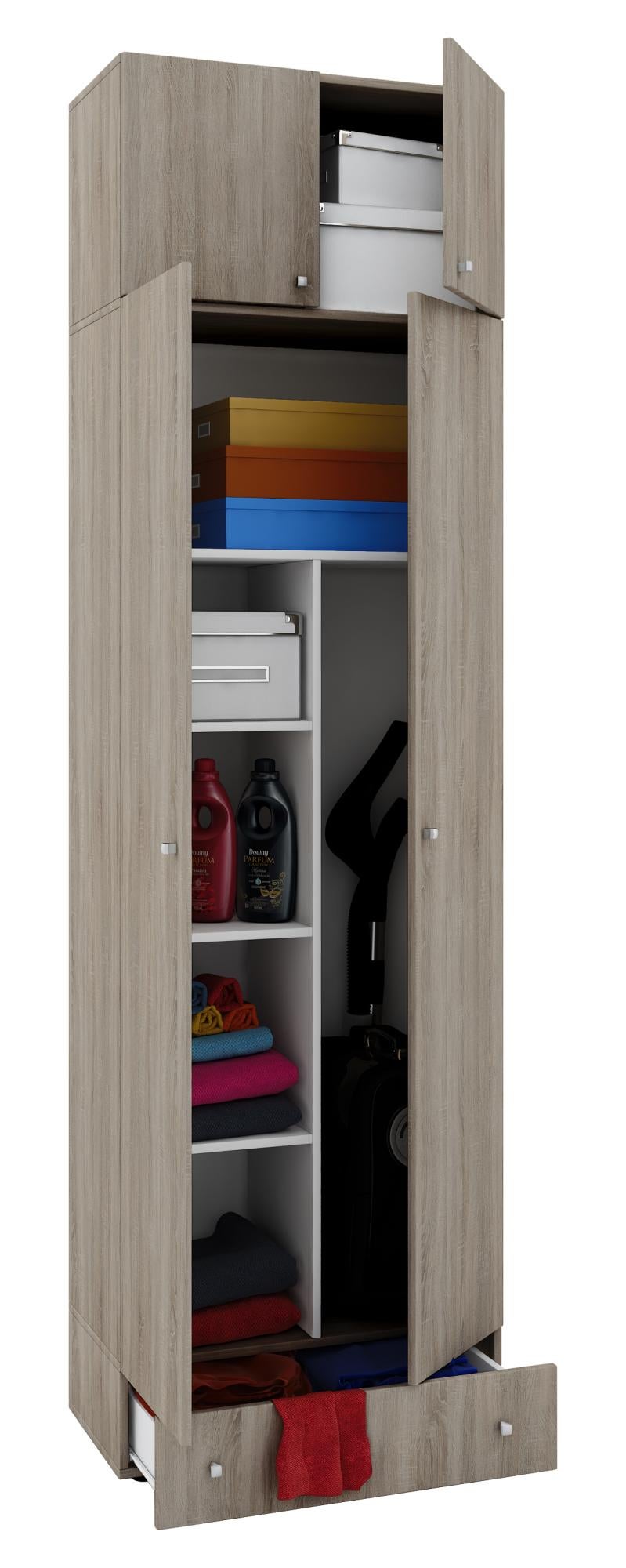 Armoire à balais en bois Armoire de nettoyage Vandol SA | Leroy Merlin