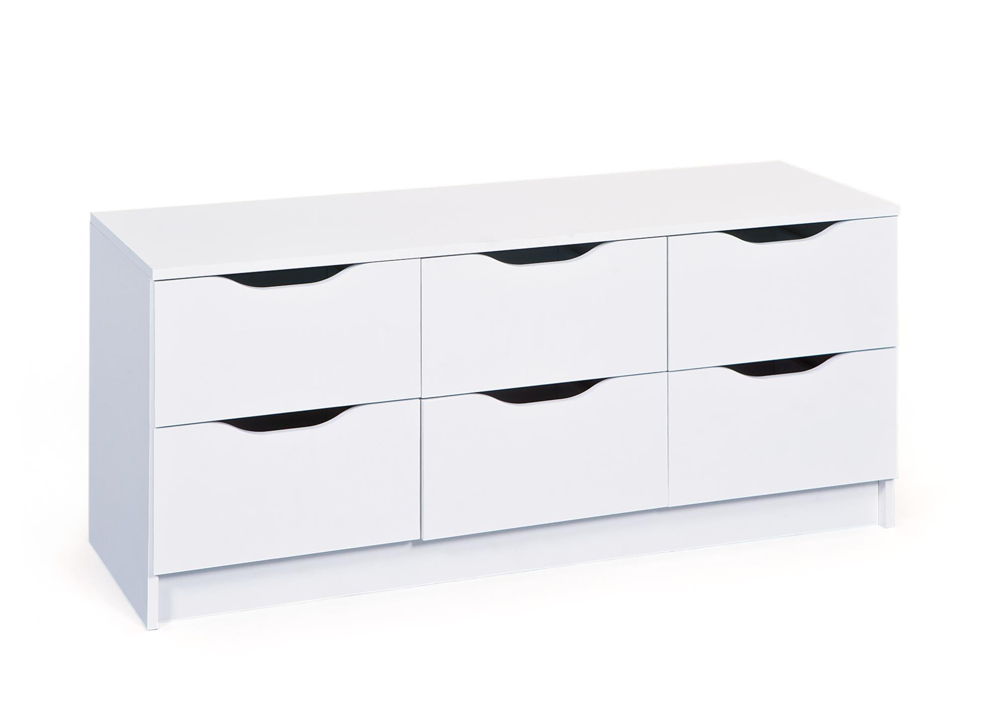 Wung Commode à 6 tiroirs, blanc. | Leroy Merlin