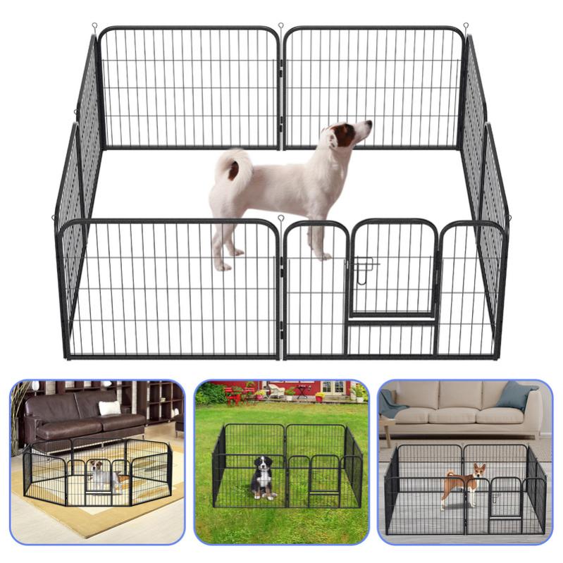 Parc pour chiots Avec toit Enclos extérieur Parc pour chiots | Leroy Merlin