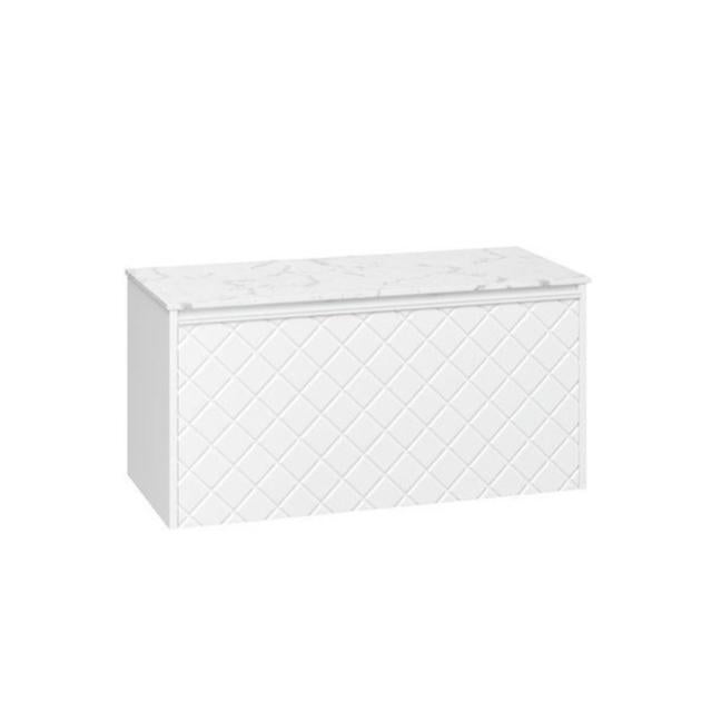 Crosswater Infinity Plan sous vasque - 101x45x2.5cm - Marble effect ...