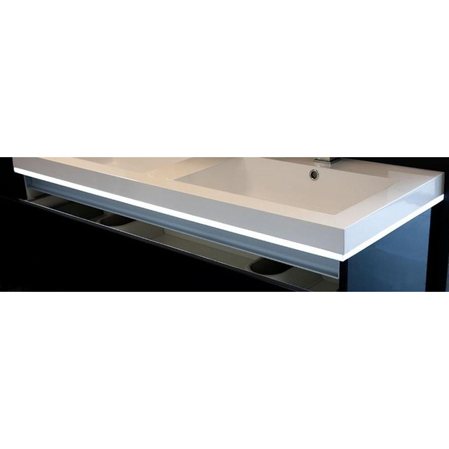 Wiesbaden Furni éclairage LED pour meuble sous lavabo 100x46cm | Leroy ...