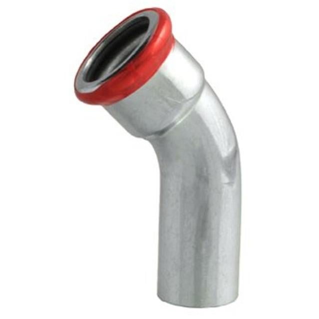 Bonfix Press staalverzinkt manchon coudé à 45° ø42x42mm | Leroy Merlin