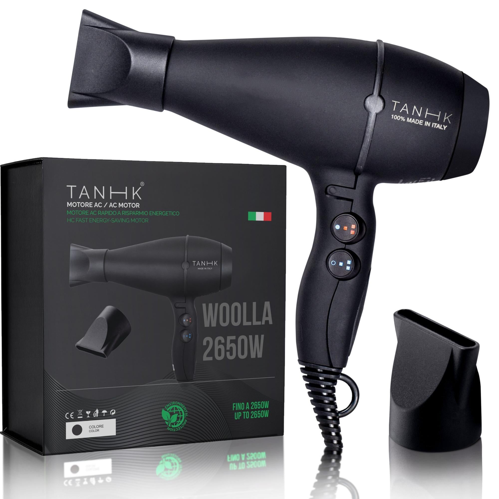 Phon Professionale 2650 W | Asciugatura istantanea | Motore AC ...